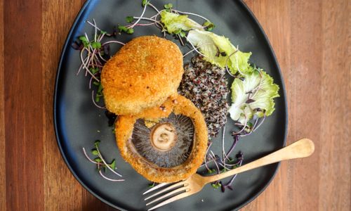 Lou Légumes | Portobellos panés